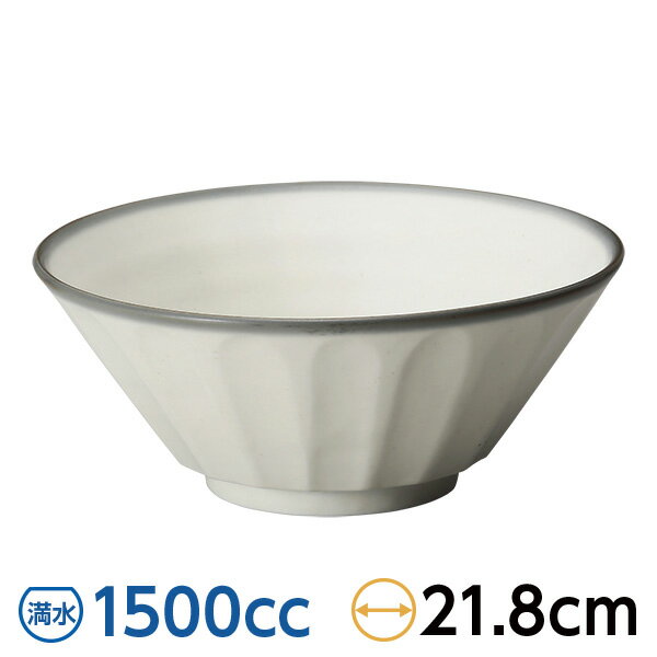 ●型番：29-610-199-to ●サイズ（約）：直径21.8×9cm ●容量（約）：1500cc ●重量（約）：700g ●産地：日本製 美濃焼 ●素材：磁器…ここではせっ器（ストーン）も含みます。比較的丈夫な素材です。 ●レンジ可能　...