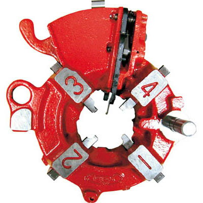 ↑↑↑正確な在庫状況は上記バナー「在庫状況を確認する」をクリックして頂き、必ずご確認ください。&nbsp;&nbsp;■ねじ切り機用の刃を組み込むことにより、規定の管用テーパーおねじを加工する装置です。AD65A80A●寸法:自動切上2 1...