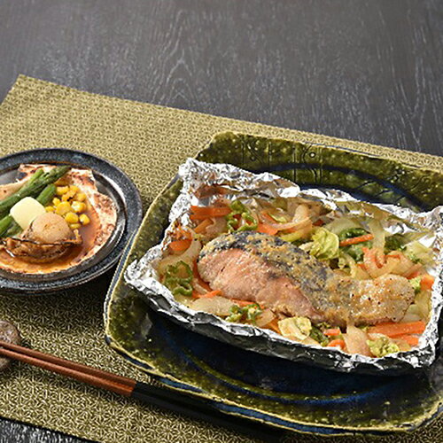 ↑↑↑正確な在庫状況は上記バナー「在庫状況を確認する」をクリックして頂き、必ずご確認ください。&nbsp;&nbsp;ちゃんちゃん焼き用秋鮭味噌漬切身80g×8枚、添付味噌たれ30g×8袋、帆立バター焼きセット（帆立片貝1枚（北海道産）、ア...