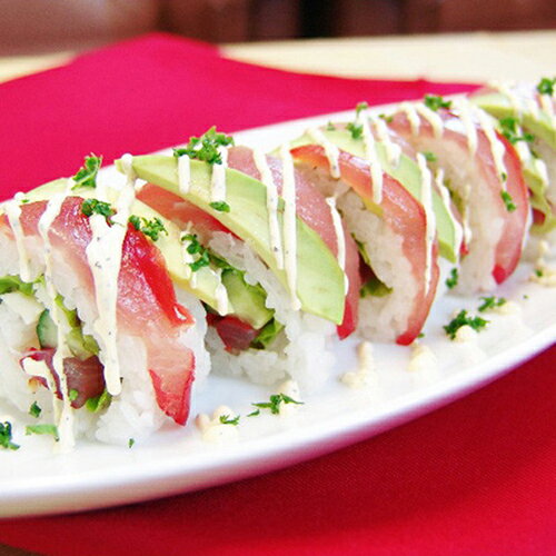 ↑↑↑正確な在庫状況は上記バナー「在庫状況を確認する」をクリックして頂き、必ずご確認ください。&nbsp;&nbsp;まぐろの生ハムスライス50g×5鮪を生ハム仕立てに仕上げスライスしました。燻の薫りとしっとりしたまぐろの生ハムを野菜と一緒...