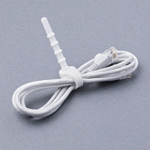 ↑↑↑正確な在庫状況は上記バナー「在庫状況を確認する」をクリックして頂き、必ずご確認ください。&nbsp;&nbsp;■シリコンバンドの先端部を、反対側の穴に通すだけの簡単結束タイプです■スタンダードなシリコンバンドなので、軽い力でケーブル...