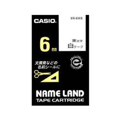 ↑↑↑正確な在庫状況は上記バナー「在庫状況を確認する」をクリックして頂き、必ずご確認ください。&nbsp;&nbsp;XR6WEラベル：白文字：黒幅：6mm長さ：8m【KK9N0D18P】
