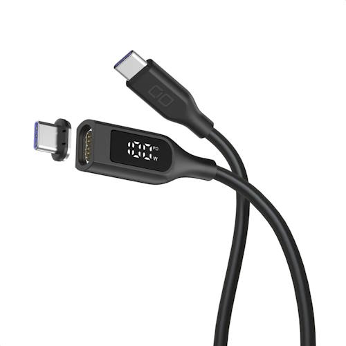 ↑↑↑正確な在庫状況は上記バナー「在庫状況を確認する」をクリックして頂き、必ずご確認ください。&nbsp;&nbsp;カチッとくっつくデータ転送対応マグネット充電ケーブルPD 急速充電 100W 対応で様々な機器を安定して充電CIOSLMG...