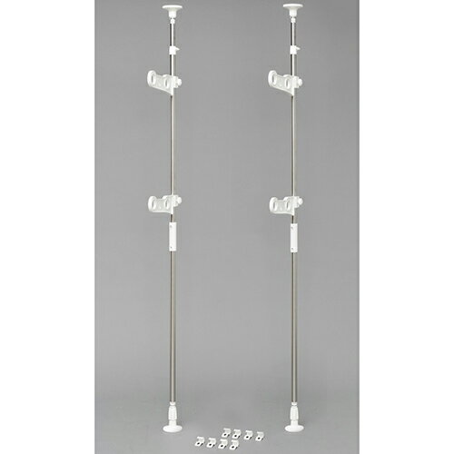 ↑↑↑正確な在庫状況は上記バナー「在庫状況を確認する」をクリックして頂き、必ずご確認ください。&nbsp;&nbsp;■丈夫でサビにくいステンレス巻きスチールパイプを使用したベランダ物干しです。■突っ張るだけなので、天井を傷つけません。■圧...