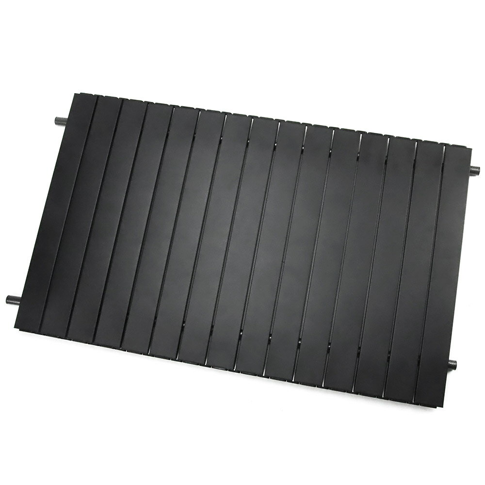 適用範囲：●汎用タイプ、一般的なキャリワゴンに対応。 商品仕様： ●カラー：マットブラックセット内容：テーブルx1 　スタンドx2 固定フック x4 (収納袋無し)●テーブル重量：約2.2Kg●耐荷重：25Kg ●テーブル展開サイズ：87x...