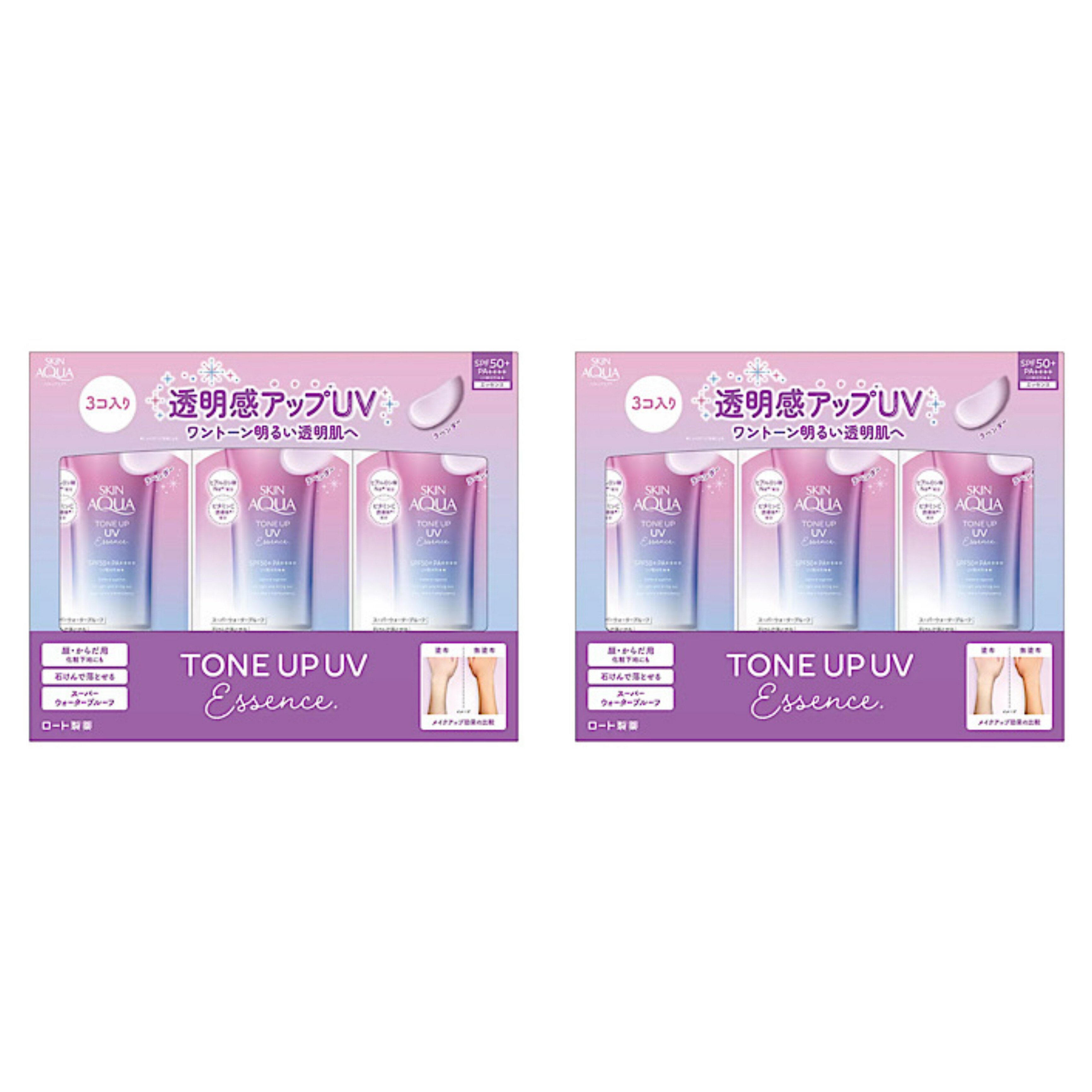 商品情報商品の特徴・SPF50+ PA++++・透明感アップ※UV・UVカット＆カラーコントロールで透きとおるような色白素肌つづく！・微細パールin明るさ補正ラベンダー・せっけんで落とせる・顔・からだ用　化粧下地にも・自然な白肌※トーンアッ...