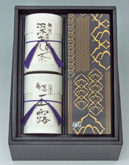 ●静岡銘茶深むし煎茶60g、静岡銘茶特選玉露50g、赤坂柿山 赤坂慶長墨缶（醤油7枚、しぶき海苔7枚）■■沖縄・離島へのお届けはお受けできません。／※写真はイメージです。■ご注文締切は8月3日(月)17時まで