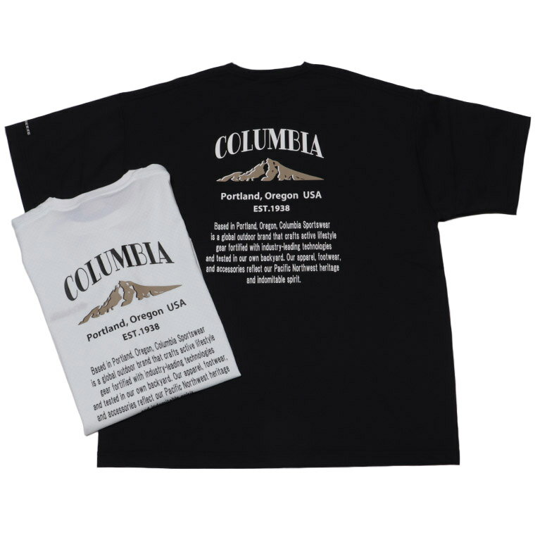 スタンダードなバックプリントTシャツ コロンビアオリジナルイラストをプリントしました。 素材には汗に反応してひんやりとした着心地をもたらす冷却機能を備え、 暑い季節でも快適さをキープします。 さらに、軽量で伸縮性のあるジャージー生地により動...