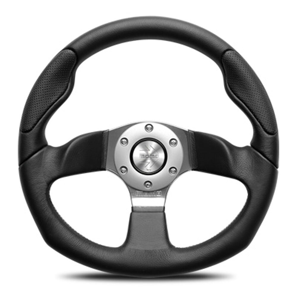 商品名：ULTRA SERIES MOMO STEERING WHEEL COMMANDO 2R 350mm モモ ステアリング・ホイール コマンド2アールサイズ（外径）：350mmサイズ（Dish / グリップ）：45mmグリップ仕様：ブ...