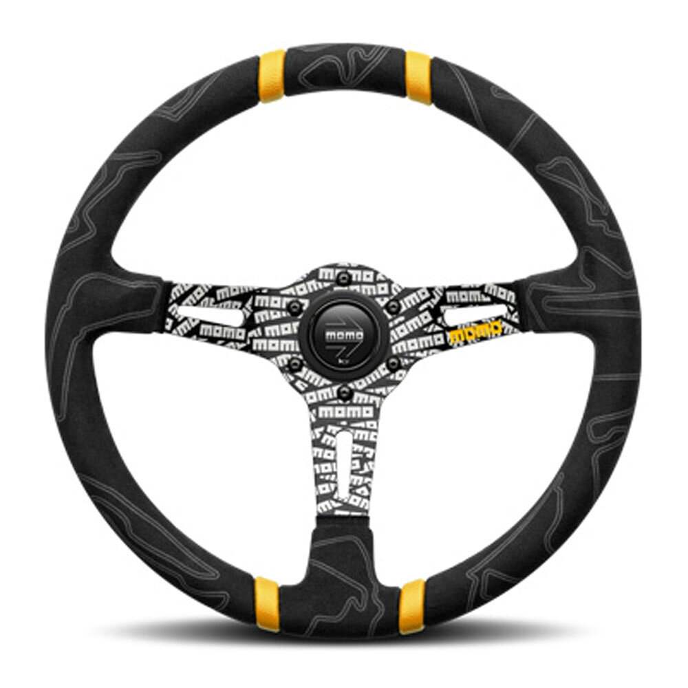 商品名：ULTRA SERIES MOMO STEERING WHEEL ULTRA BLACK モモ ステアリング・ホイール ウルトラ ブラックサイズ（外径）：350mmサイズ（Dish / グリップ）：87mmグリップ仕様：プレミアムマ...