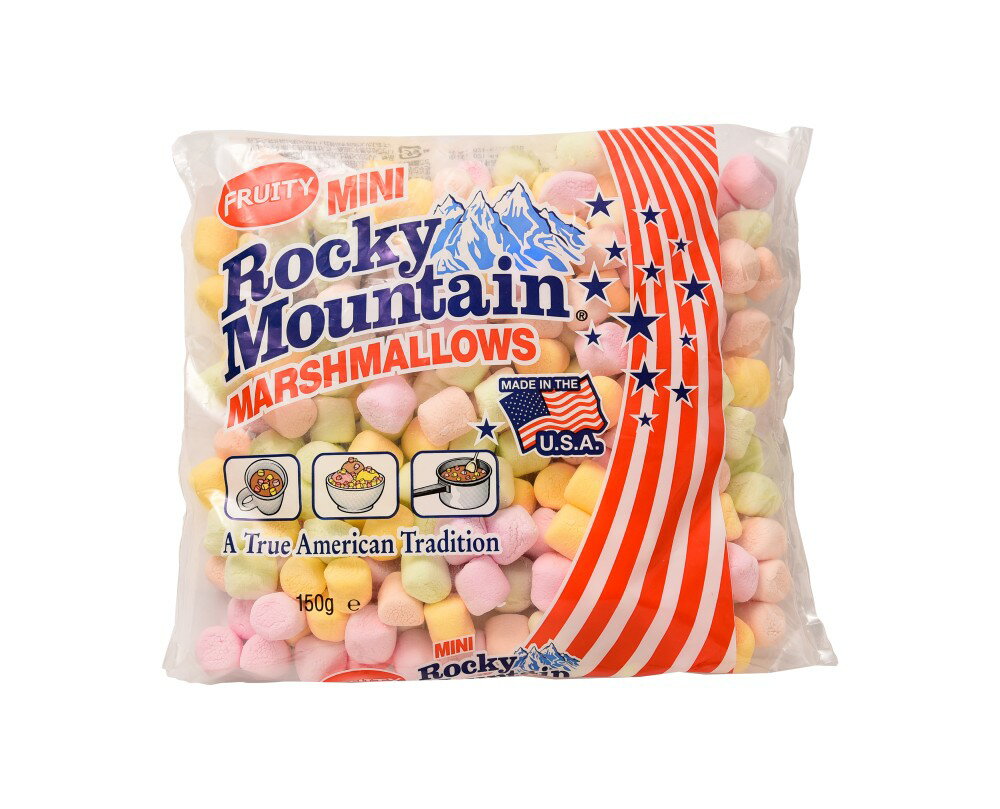 まさにアメリカ！というポップな色と味で、アメリカンスイーツ作りに大活躍のマシュマロ。そのまま食べるのはもちろん、ドロップクッキーに混ぜ込んだり、アイスにトッピングしても、おいしくお召し上がりいただけます。管理番号：2605原材料名コーンシラ...