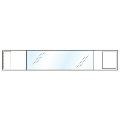 サイズ 70×400mm 材質 軟質ビニール・特殊鋼 （マジックテープ付） 付属品 記入用紙1枚付（60×210mm）　