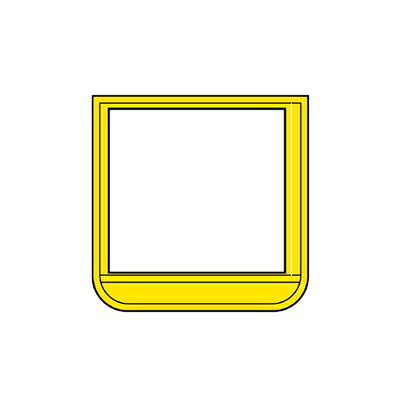 サイズ 60×60mm （記入用紙47×50mm1枚付） 材質 軟質ビニール （スポンジ入り・安全ピン付） ◆特長◆ ●表示の差し替えが自由自在！ ●お客様がプリント出力されたオリジナル表示を差し替えてお使いいただけます！