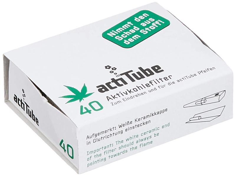【Tuneフィルター新ブランド】 actitube(アクティチューブ)活性炭フィルター 40本入以前の黒いプラスチックが廃止になり両面セラミックになりました。両面セラミックになり使いやすくなりました。