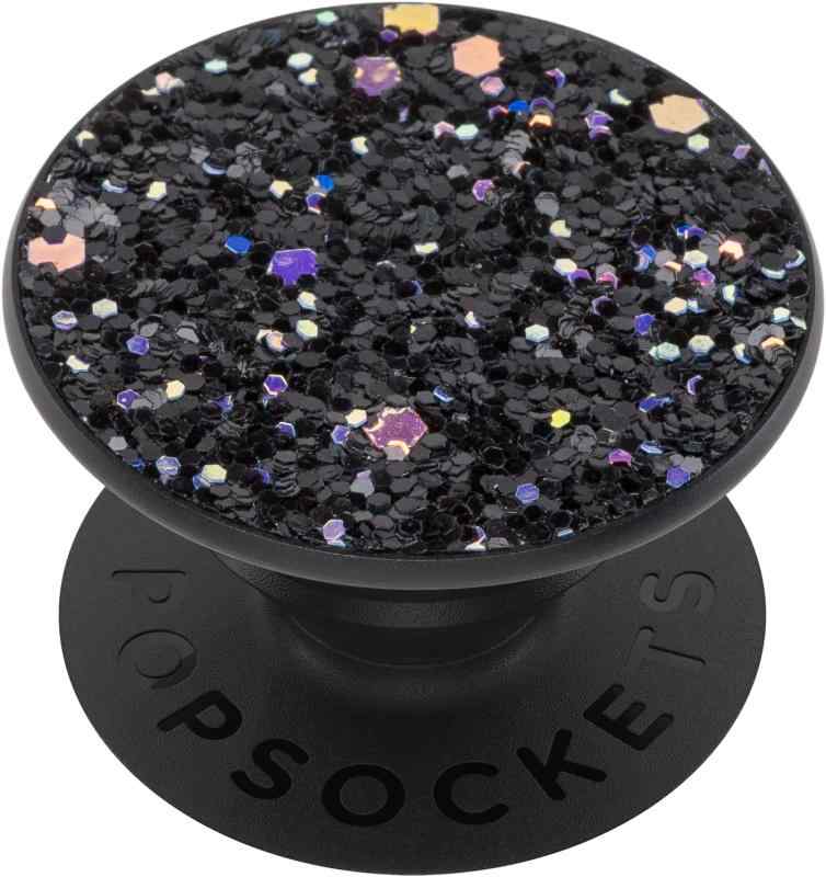 PopSockets Japan - ポップソケッツ ジャパン PopGrip Sparkle Black 黒 スパークル ポップグリップ スマホグリップ&amp;スタンドスマホに取り付けてグリップやスタンドとして使えるモバイルアクセサリー...