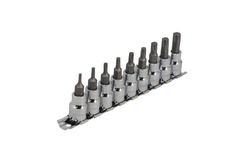 SIGNET(シグネット) 3/8DR 9PCS ヘクスローブビットソケットセット 22967Vヘクスローブビットソケット9PCセット。