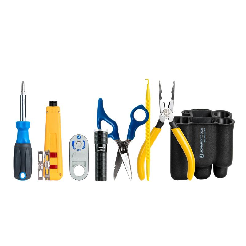 Jonard Tools TK-17パンチダウンツールキット 66/110ブロック用特別に設計された：66タイプおよび110タイプのパンチダウン端子台にワイヤを再接続して接続するように設計されていますテレコム&amp;ネットワークツール：こ...