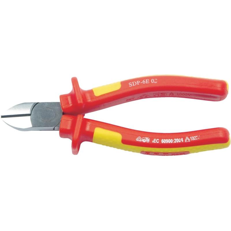 Tech-EV Insulated Heavy Duty Side Cutter 絶縁工具 強力型ニッパ OLCSDP6EA切断能力(mm)ピアノ線：1.6 全長(mm)：1651000V絶縁仕様 IEC60900規格品