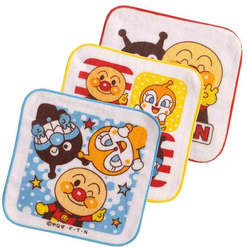 サロンジェ アンパンマン ミニタオル3枚セット 824958サイズ：約16×16cm素材：綿100％、3枚組セット