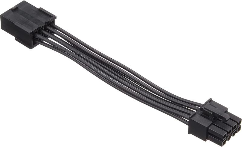 AINEX EPS12V用電源延長ケーブル 10cm ブラック PX-013A電源ユニット側: EPS12Vコネクタ (8ピン) メスマザーボード側: EPS12Vコネクタ (8ピン) オスケーブル長: 約10cmカラー: ブラックRoHS...