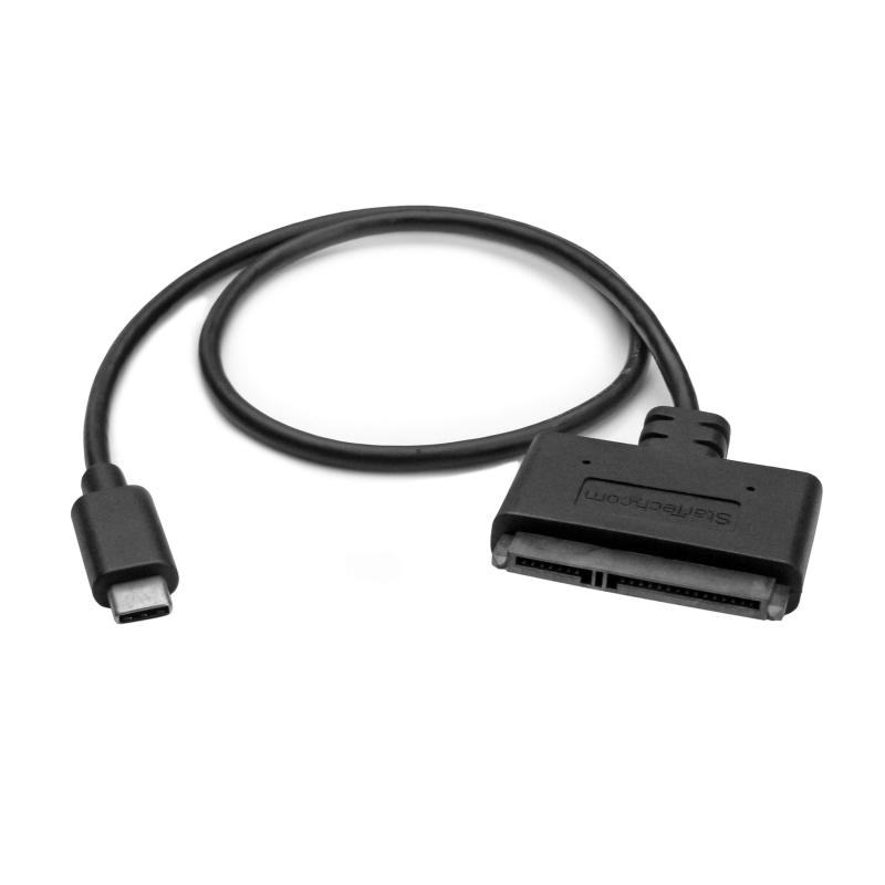 StarTech.com USB 3.1 Gen 2対応SATA-USB変換アダプタ USB31CSAT3CBノートパソコンに搭載されたUSB-Cポートから外付けドライブに素早く簡単にアクセスアクセサリ不要で2.5インチSATA SSD/H...