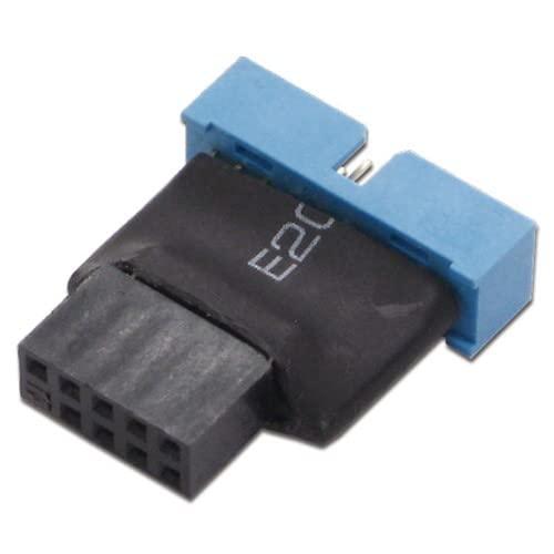 アイネックス(AINEX) ケース用USB3.0アダプタ USB-010Bケーブル側: 2x10ピン オスマザーボード側: 2x5ピン メスRoHS指令準拠 (10物質)