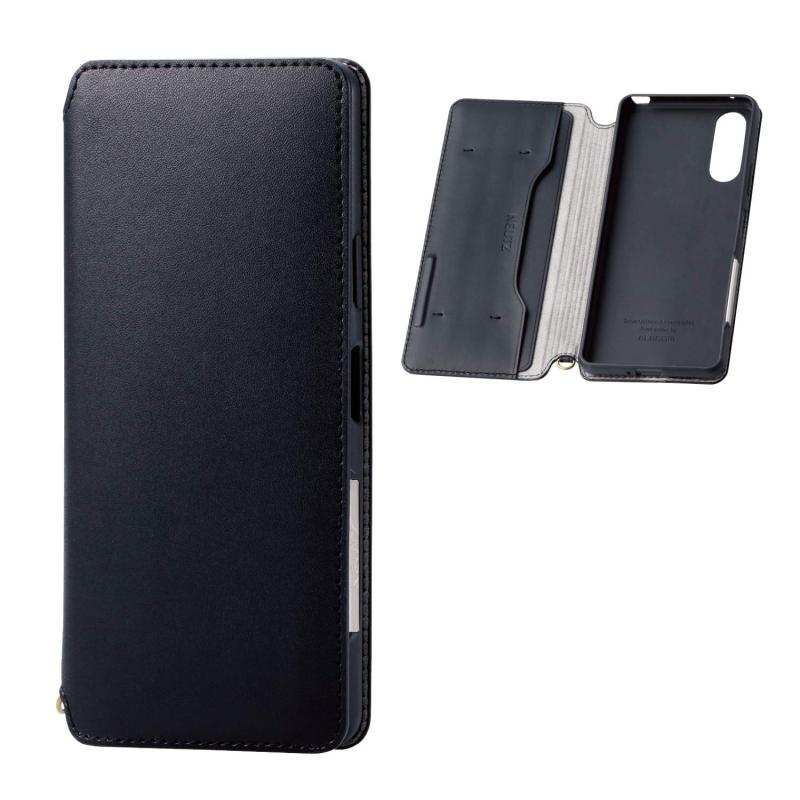 エレコム Xperia 10 II ケース NEUTS ソフトレザー モダン×カジュアル [心地よいスタンダード] マグネット付き スタンド機能 ブラック PM-X202PLFY2BK詳しくは「商品の仕様」「商品の説明」をご確認ください。な...