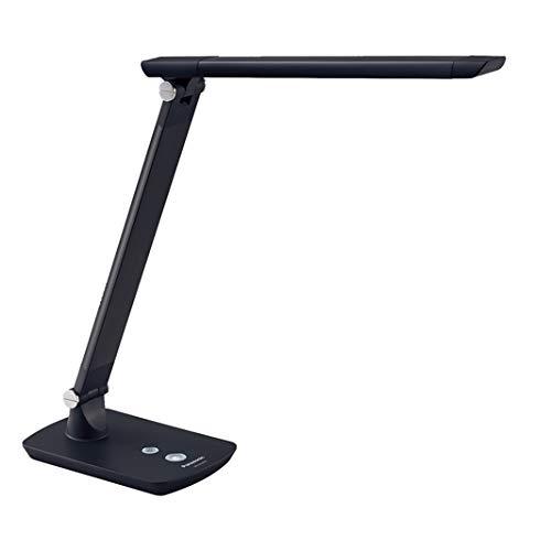 SQ-LD320-K（ブラック仕上） LEDデスクスタンド 折り畳み 調光ボリューム付
