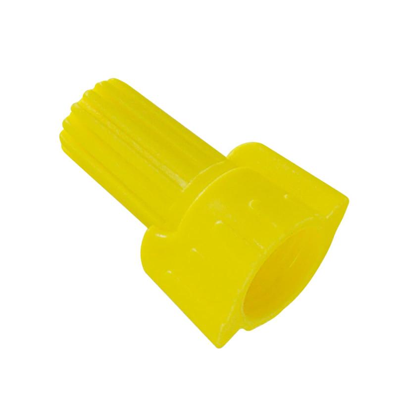 デンサン Fネジック(ねじ込み電線コネクター) FN-840圧着・テーピング不要 差し込んでねじれば、結線完了より線OK、通信線OK・配線やり直しも簡単、圧着工具の入らない狭い所でもOK・線を揃えて指先でねじ込むだけで、均一で完全な結線と絶...