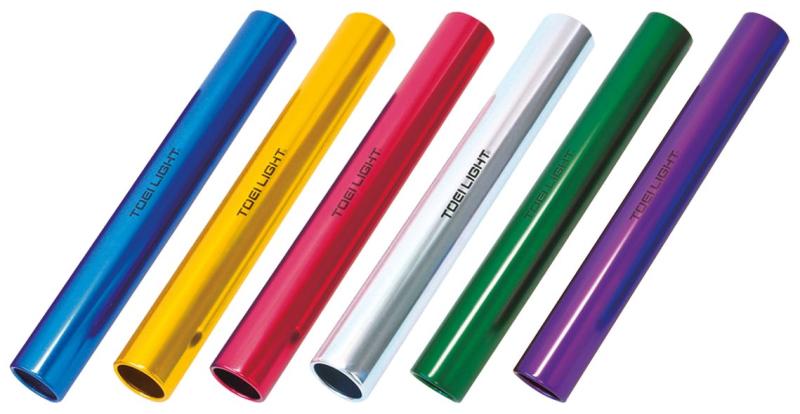 TOEI LIGHT(トーエイライト) アルミバトンセット6(練) G1207 6色1組 収納ナイロンケース付 直径39mm×長さ約30cm重量 : (約)55g/本サイズ : (約)直径39mm×長さ30cm素材 : アルミ製、アルマイト...
