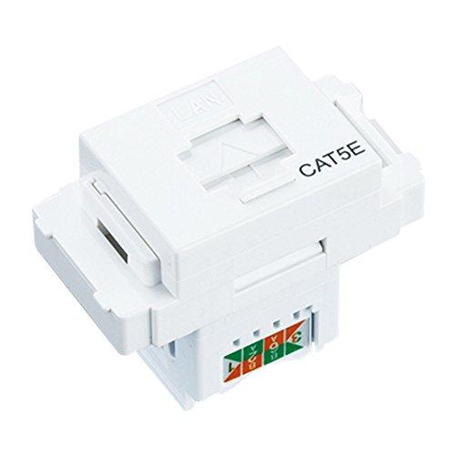 東芝ライテック E'S LAN用モジュラーコンセン扉式ばね付 NDG WW