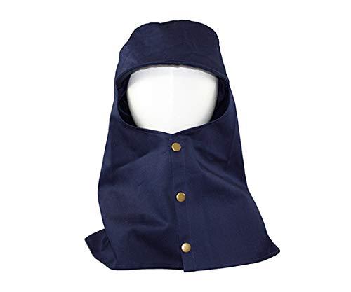 日光物産 AMTX AX1302 防炎頭巾 ツバ有 L ネイビーコットンの快適性に高い防炎性能をプラス選択しても防炎効果が持続静電気が発生しにくい