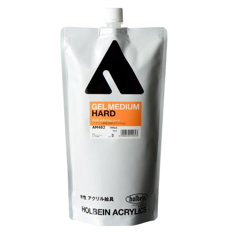ホルベイン アクリリックメディウム AM482 900ml ジェルメディウムハード〈アクリル硬質透明メディウム〉 14482内容量:900ml