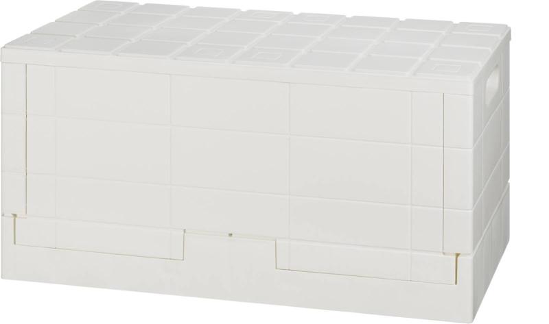 I’mD (アイムディー) グリッドコンテナー スタンダード 38.5L 60×30×30.2cm ホワイト 収納ボックスサイズ(約):約幅60×奥行き30×高さ30.2cm(折りたたみ時10.3cm)本体重量(約):約2.54kg素材・材...
