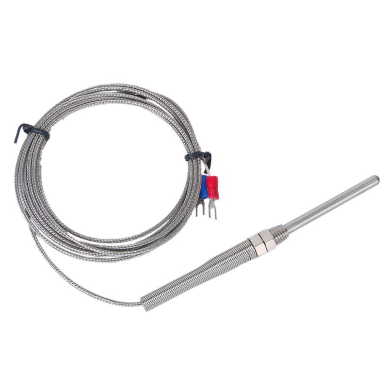 50mm　Kタイプ 熱電対センサー　-100°C to 1250°C　プローブ2M