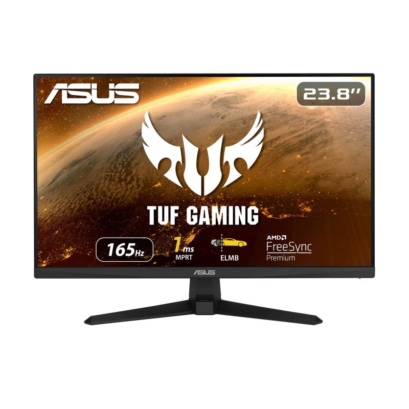 ASUS ゲーミングモニター 165Hz 23.8インチ モニター IPS フルHD 1ms HDMI(x2) DisplayPort スピーカー TUF Gaming VG249Q1A-J〔特徴〕178°広視野角の23.8型フルHD(19...