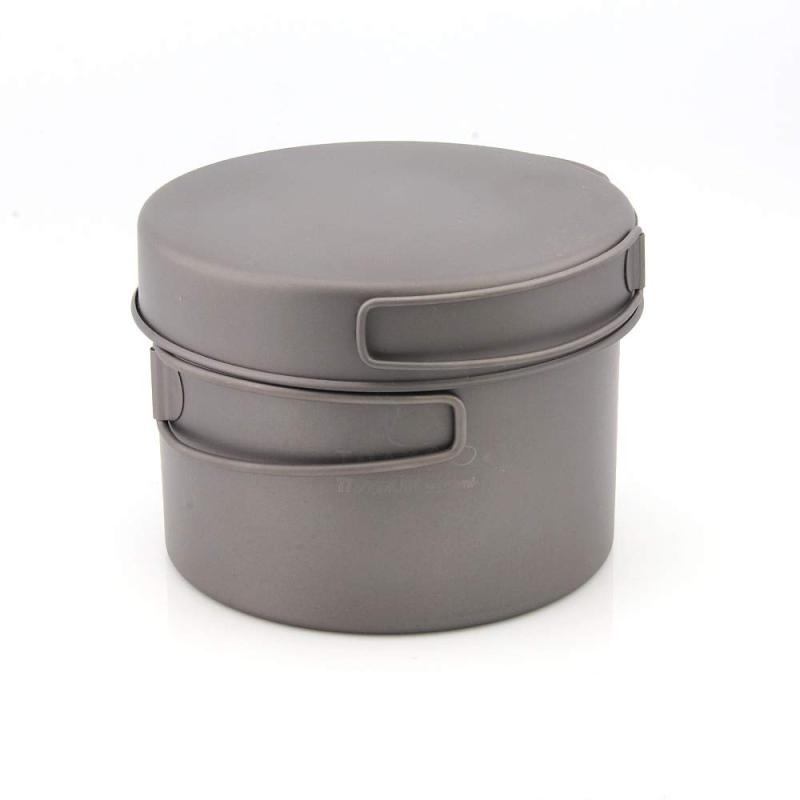Titanium 1300ml Pot with Pan by