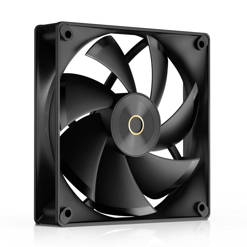 Delta F12 ケースファン、最大2000RPMの大風量、4ピンPWM制御 120mm PC ファン、低ノイズ＆油圧ベアリング (ブラック-1PACK)【PWM制御】 特定の要件に合わせてファンの速度を調整します。【回転数】500~20...