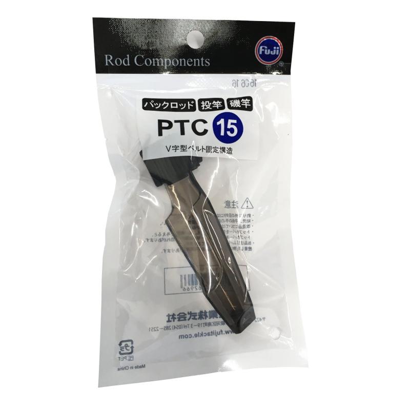 富士工業(FUJI KOGYO) トップカバー PTC 15サイズ:15Lmm:96.0Hmm:23.6装着部竿径:11.0-16.0mm対応:パックロッド、中小継振出竿用クリアースモークポリカーボネイト製
