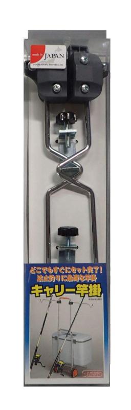 昌栄(SIYOUEI) ロッドスタンド #700 キャリー竿掛重量: 280g入数: 2個入り(左右1個ずつ)車輪ストッパー2個つきスチールクロームメッキ仕上げ