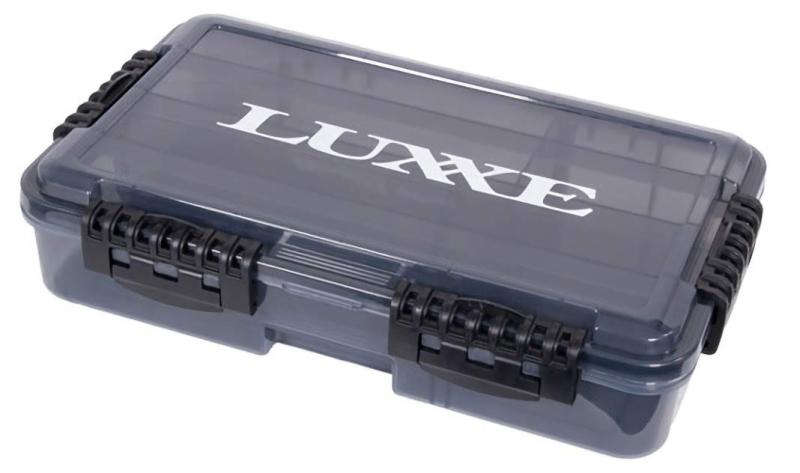 がまかつ(Gamakatsu) LUXXE ウォータープルーフボックスXXL LE507 ガンスモーク素材:ABS、シリコンラバーサイズ:縦23×横36×高さ7.7cm重量:530g
