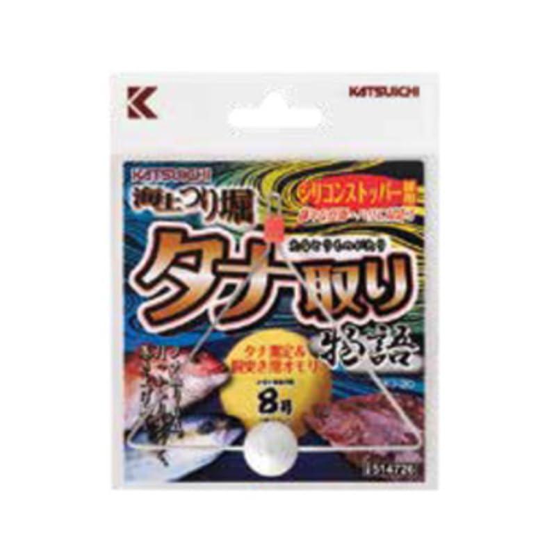 カツイチ(Katsuichi) KJ-20 海上つり堀 タナ取り物語 白入数:1個入りサイズ:8号(約30g) /カラー:白ステンレス素材シリコンストッパー搭載