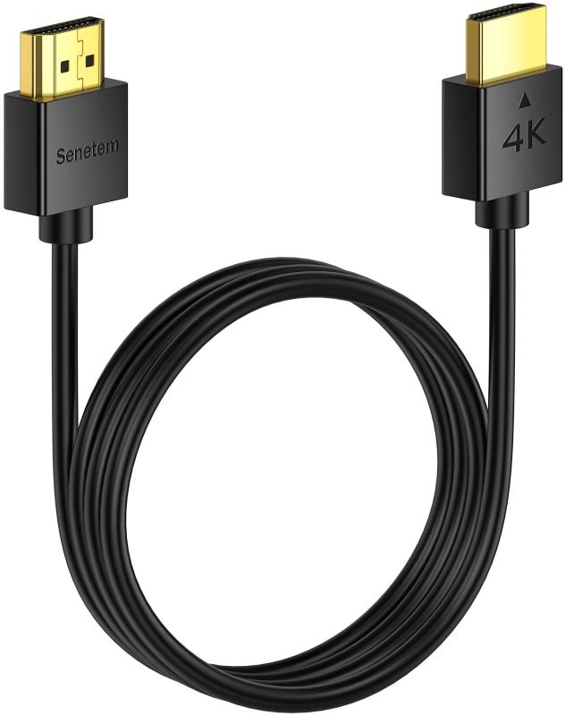 HDMI ケーブル 0.3m HDMI2.0規格 スリム 薄型 ハイスピード 18Gbps 4K@60Hz/HDR/ARC/3D/イーサネット対応 テレビ,PS5/4/3,Xbox,Nintendo Switch,Apple TV,Fire...