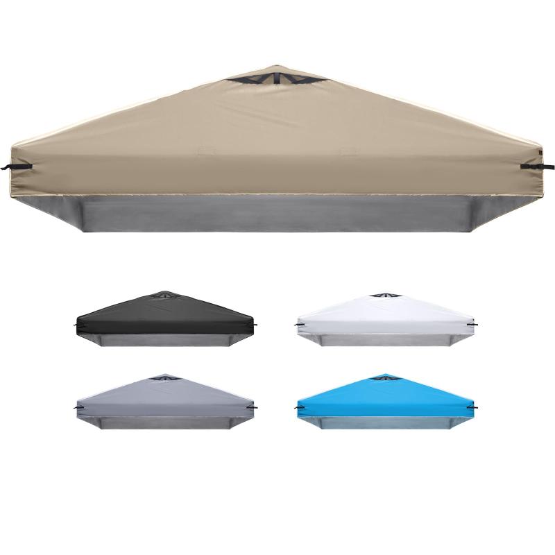 トップカバー3mx3m タープテント専用 UVカット 高耐水 トップカバーのみ(日焼け)✔ 3x3m タープテント用トップカバー：3x3m のキャノピーフレームに適合するタープテント専用交換用トップカバーとして設計されています。調節可能なコ...