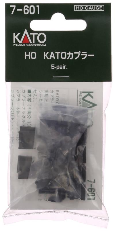 カトー(KATO) KATO HOゲージ KATOカプラー 10個入 7-601 鉄道模型用品KATOの日本形HOゲージ車両に装備されている標準カプラーです。実物の自動連結器の形状をくずすことなく実用上の自動連結機能も兼ね備えています。