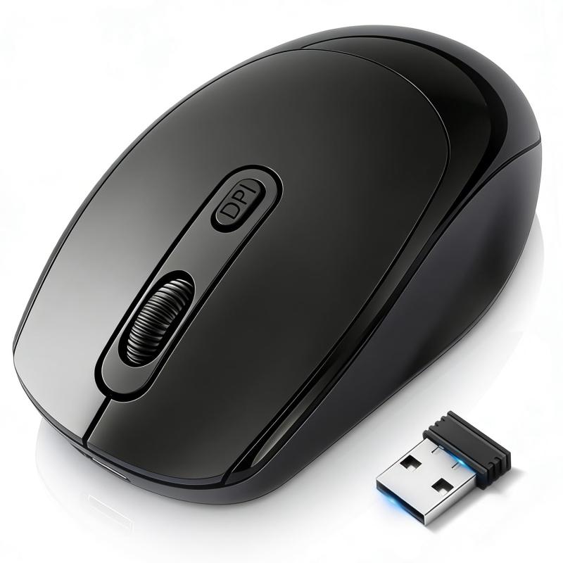 【2025 人気】 マウス 無線 ワイヤレスマウス Bluetooth 5.2 + 2.4GHz 静音 瞬時接続 握りやすい 3段階DPI切替 Type-c充電式 省エネ 光学式 高感度 高精度 高耐久 携帯に便利な Mac/Windows...