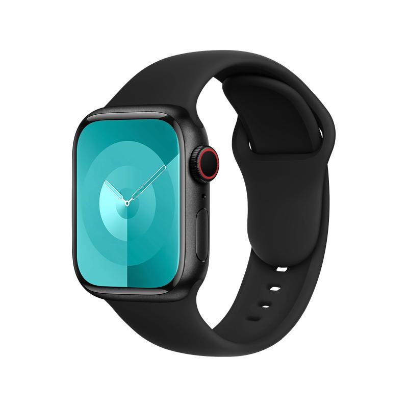 C1 コンパチブル Apple Watch バンド アップルウォッチ Se Ultra 2 44mm 46mm 42mm 45mm 49mm シリーズ 10 9 8 7 6 5 4 3 スポーツ, シリコン, メンズ, レディース - ブラ...
