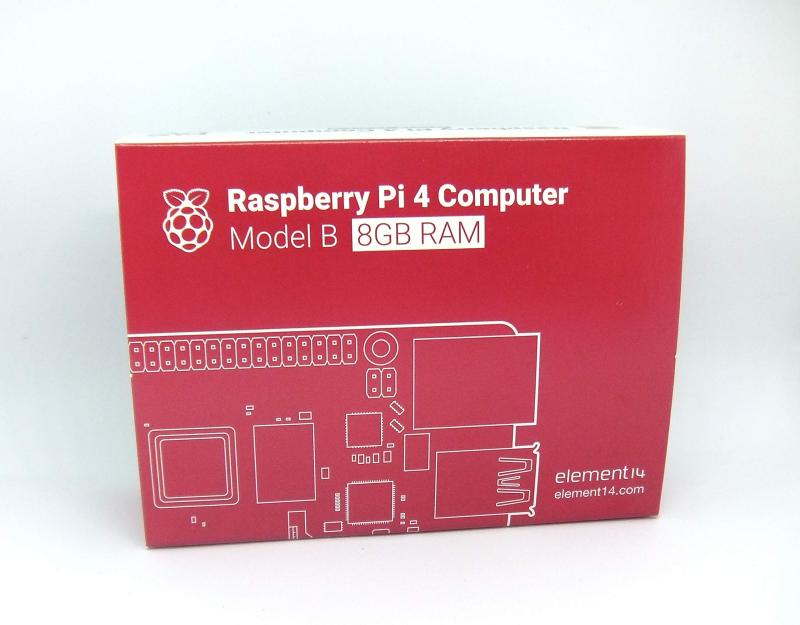 Raspberrypi 正規商品 4 Model B (8GB) made in UK element14製 技適マーク入