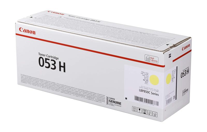 Canon トナーカートリッジ053H イエロー CRG-053HYEL純正トナーカートリッジ印字可能枚数:32,000枚対象機種:LBP852Ci、LBP864C