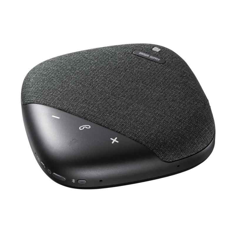 サンワサプライ Bluetooth 会議スピーカーフォン 8マイク搭載 8W出力 360°集音5m 2台連結 Windows/Mac対応 MM-BTMSP5高性能マイク8個（集音範囲5m）と高出力の8Wスピーカー搭載で声をしっかり拾い、相手...